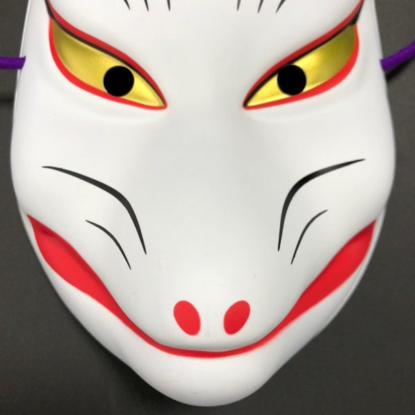 Japanese Fushimi Inari White Fox OMEN Mask Interior Display Cosplay ...