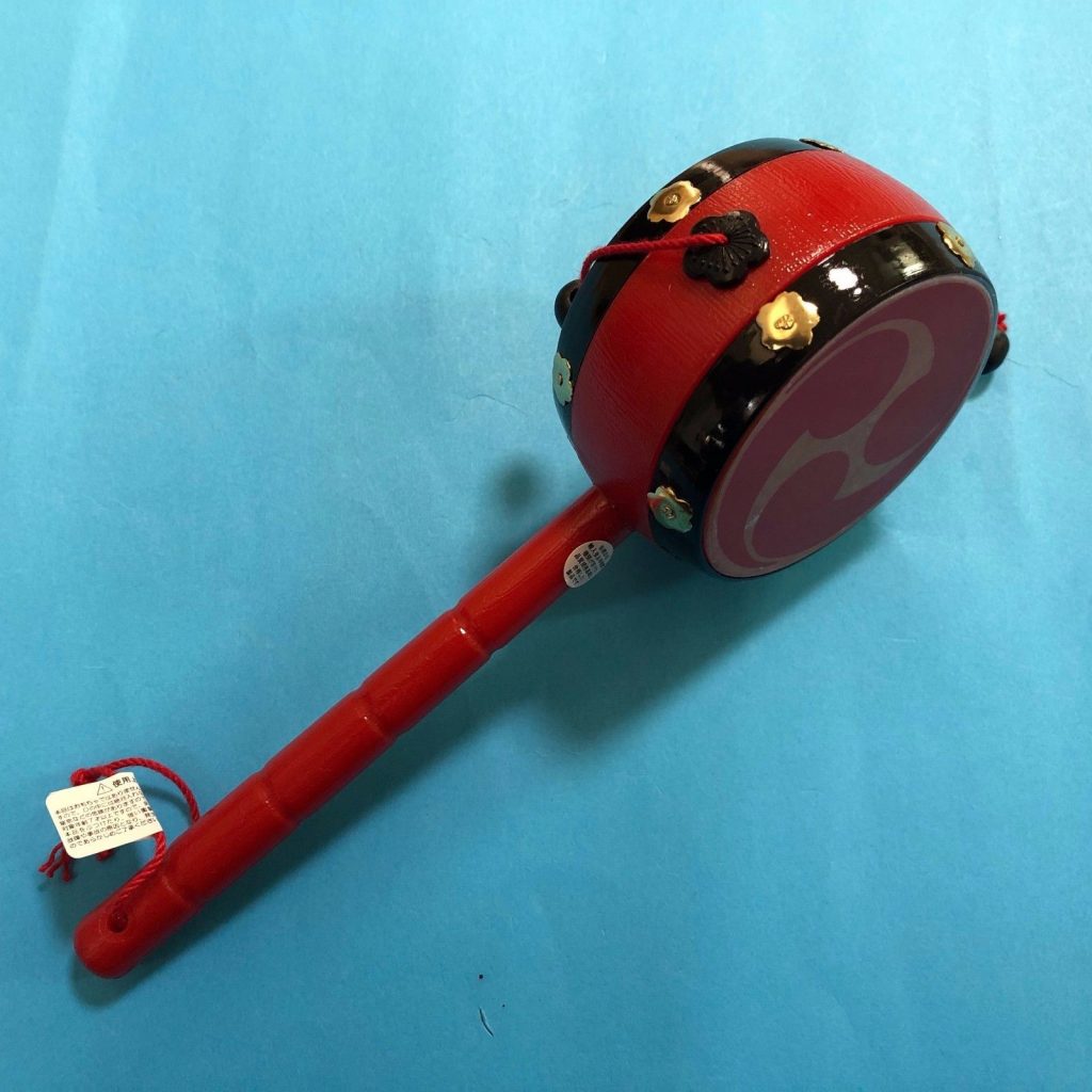 Den Den Daiko Japanese Traditional Toy Drum for Caress Baby Kyoto Japan ...