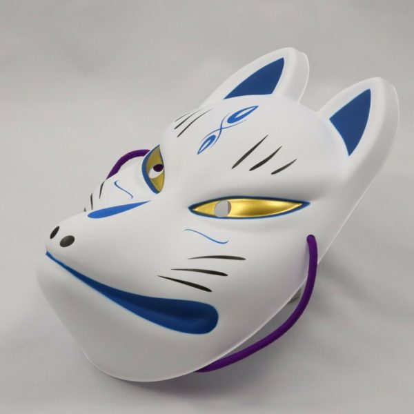 Japanese Fushimi Inari Blue Fox OMEN Mask Interior Display Cosplay ...